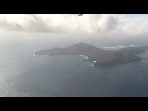Last Weekend return to Union Island- Rare Approach & Landing