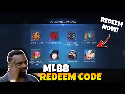 MLBB REDEEM CODE FREE NARUTO EVENT ITEMS OR SKIN