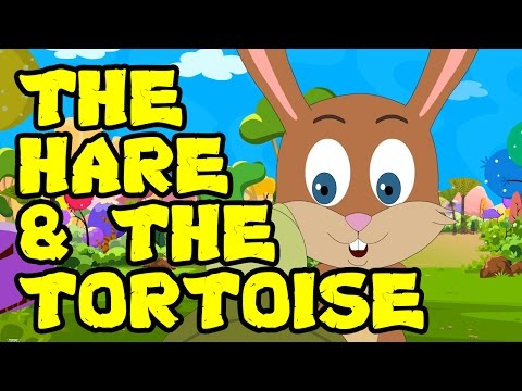 Animated & Cartoon Stories For Kids || The Hare And The Tortoise