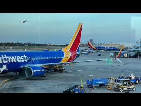 Southwest Airlines Full Flight: Columbus - Dallas Love Field