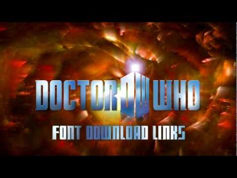 Doctor Who: Font Download Links