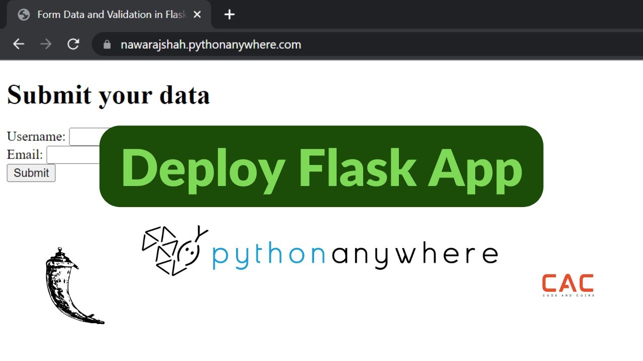 How to Deploy a Flask App Using PythonAnywhere
