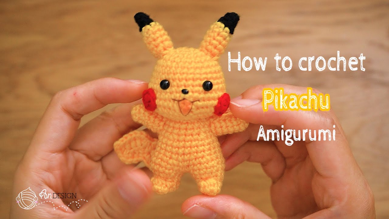 How to crochet Pikachu amigurumi (no voice instructions)