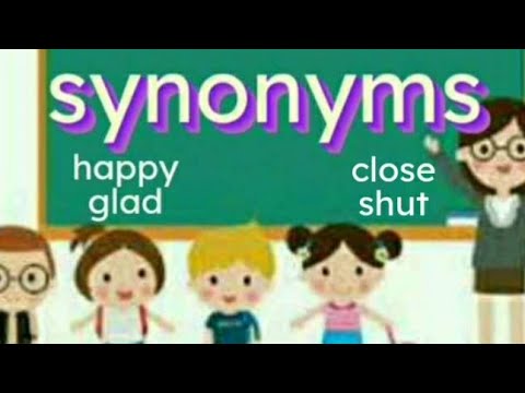 synonyms: learn synonyms in English to build your vocabulary
