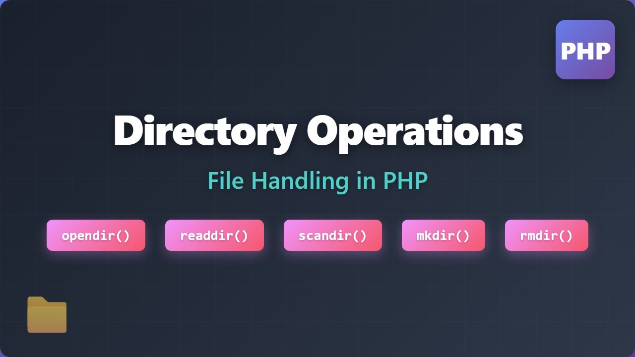 PHP Directory Operations: Reading, Creating, & Removing Directories