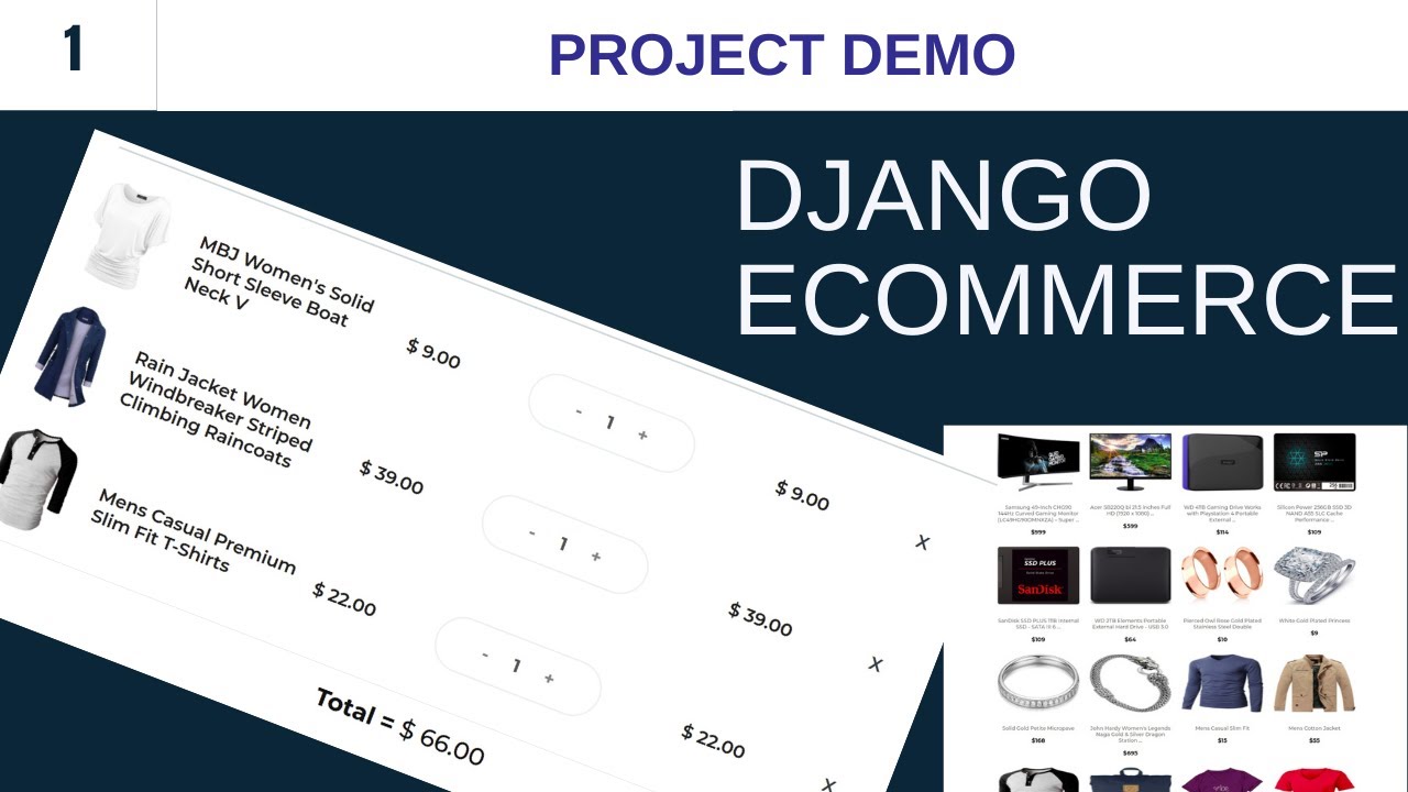 Django Ecommerce Website | Project Demo | Part 1 | Django Tutorial