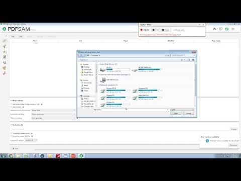 PDFSam Merging PDFs