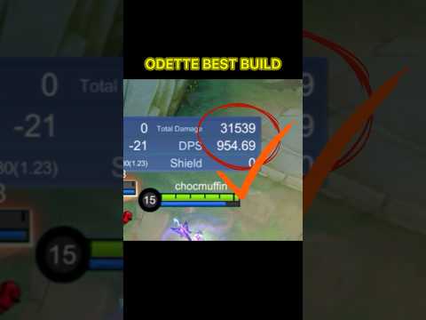 Odette’s Strongest Build? 🤯 3 Combos Tested! #mlbb #Odette #MLBBShorts #Gaming #mlbbguide