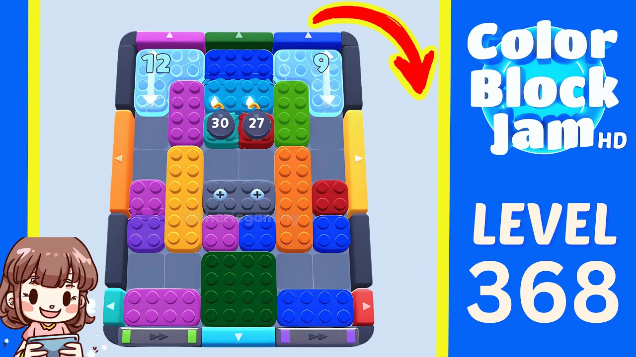 Color Block Jam Level 368 Solution Walkthrough