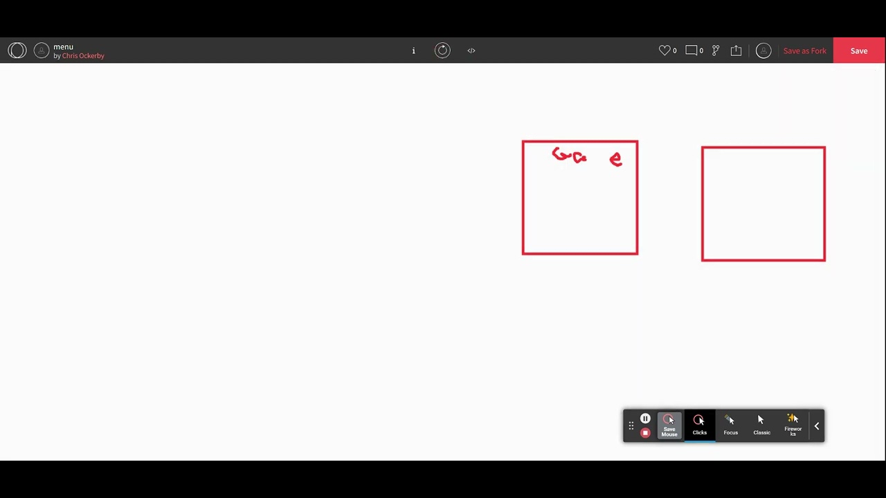 Open Processing - P5js - Menu System