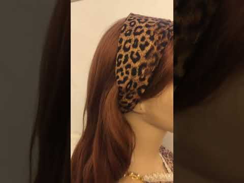 Our animal print headband www.nesycollection.com