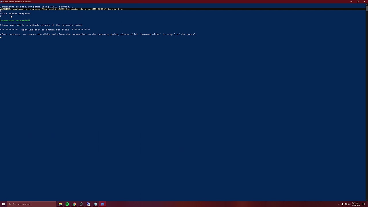 Azure Backup - File Recovery