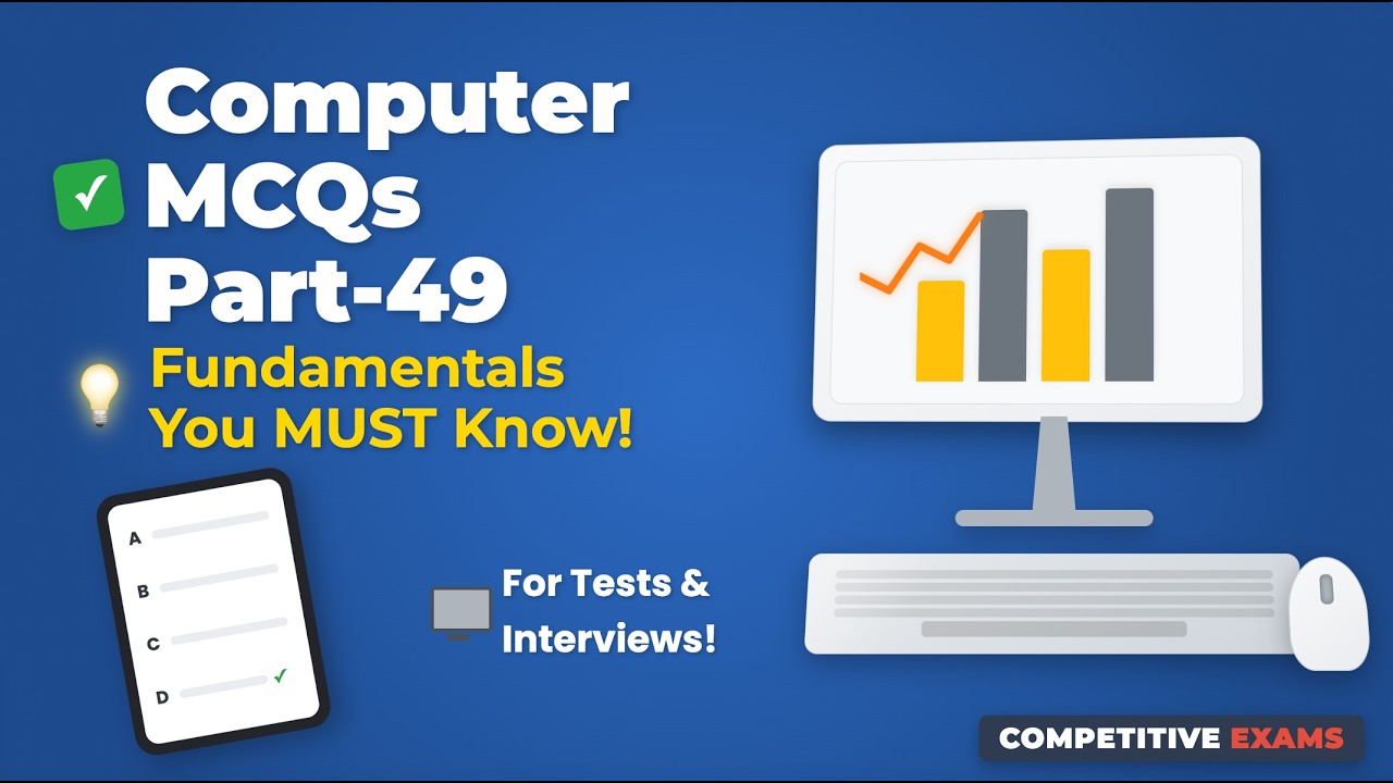 Computer Science MCQs | Computer Fundamental MCQs | Important Basic Computer MCQs | Part 49