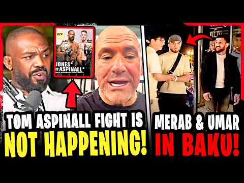 BREAKING! Jon Jones SHUTS DOWN Tom Aspinall FIGHT! *FOOTAGE* Merab RUNS INTO Umar at UFC Baku!
