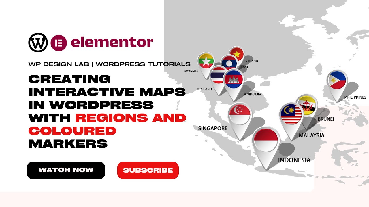 Creating Interactive Maps in WordPress with regions and coloured markers