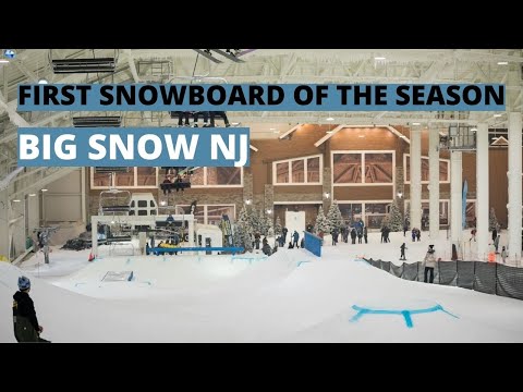Big Snow American Dream Mall | First Time Snowboarding This Season