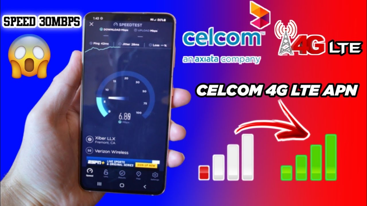 Setting APN Celcom 4G Lte Internet  2022