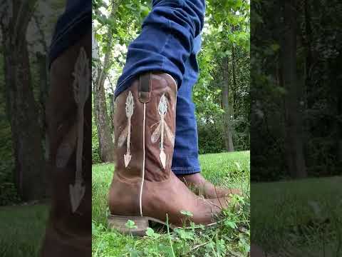 Roper Women's Arrow Feather Flextra Wide Calf Square Toe Boot 09-021-8020-8460 TA