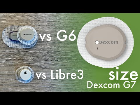 Dexcom G7 size vs G6 and Libre 3 [Day 5/7]