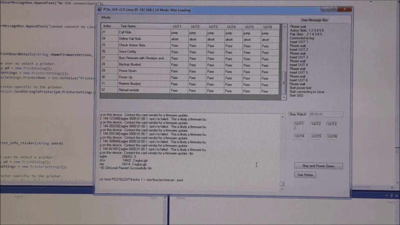 Functional Parallel PCB test station