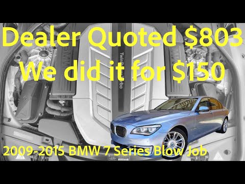 2009-2015 BMW F01/F02 760LI (V12) Blower Motor Repair- Dealer Quotes $803, part is only $98!
