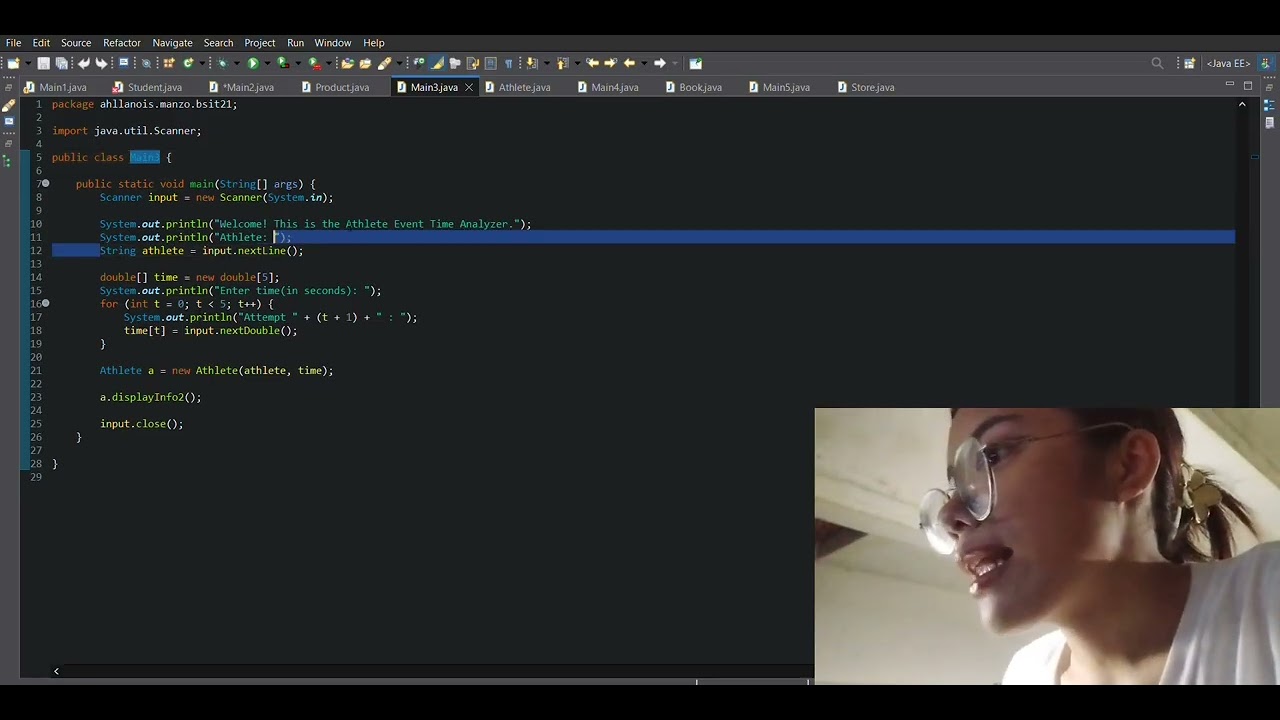 OOP Java Midterm Examination (Ahllanis Manzo)