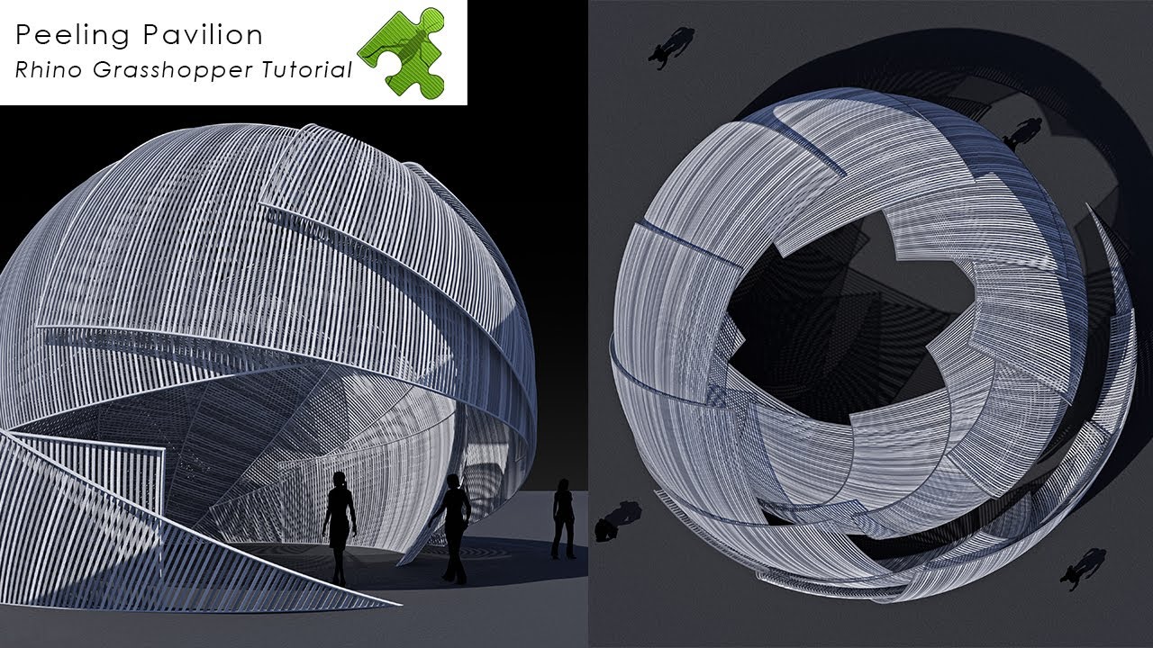 Peeling Pavilion Rhino Grasshopper Tutorial