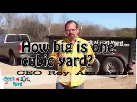 Rock N Dirt Yard Common Questions How Big Is One Yard