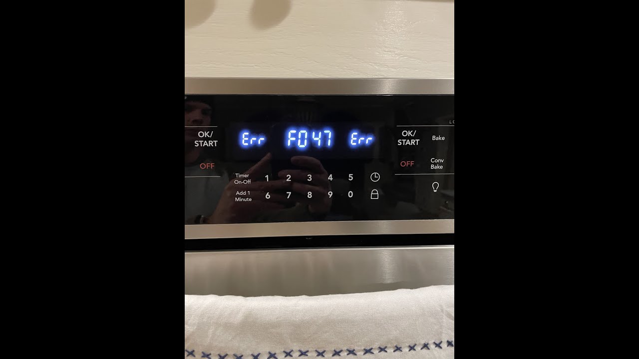 Frigidaire Oven Fault Code F047 Repair