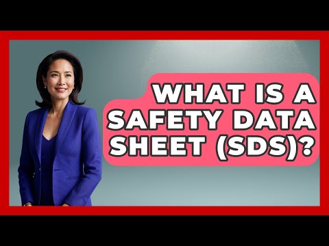 What Is A Safety Data Sheet (SDS)? - First Response Medicine