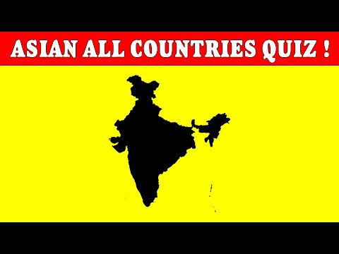 Asian Countries Name | Countries Of The World Quiz | Guessfinity