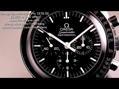 Omega Speedmaster Professional 3570.50 Moonwatch Caliber 1861 42MM Manual Winding