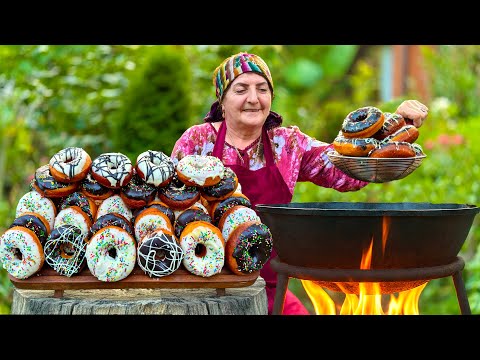 Grandma Makes 4 Types of Soft DONUTS at Home - You'll Never Buy Again!