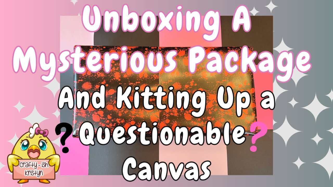 Unboxing A Mysterious Package & Kitting Up A QUESTIONABLE canvas | #pinkandblack2025