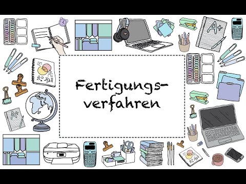 Lernvideo zu den Fertigungsverfahren (Fertigungsplanung)