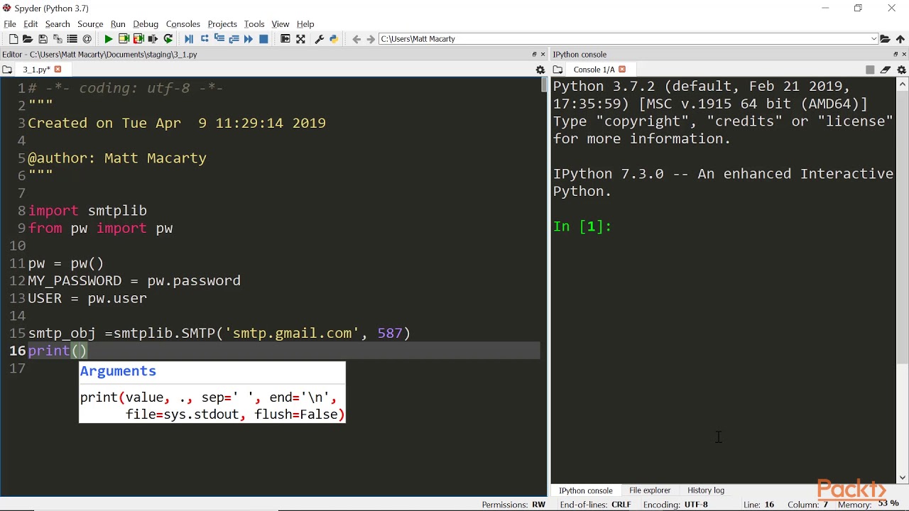 Real World Projects in Python 3.x : Using Python to Send Email | packtpub.com