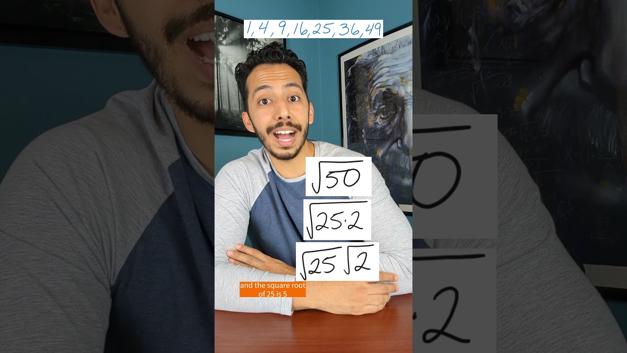 How to Simplify Radicals #shorts