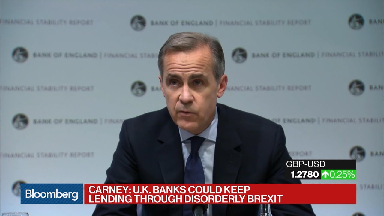 BOE's Carney Says U.K. Not 'Fully-Ready' for No-Deal Brexit