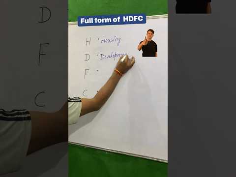 👉 Full form of HDFC !! HDFC ki full form kya hai !! HDFC full form !! #hdfc #shorts #youtubeshorts