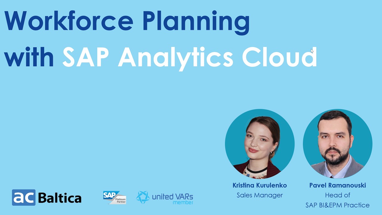 Workforce Planning with SAP Analytics Cloud