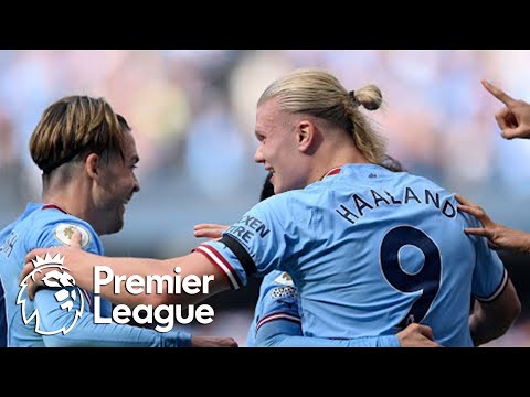Erling Haaland's hat-trick performance v. Manchester United in full | Premier League | NBC Sports