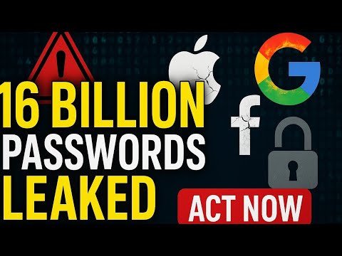 16 Billion Passwords Leaked – Apple, Google, Facebook Users Must Act Now!