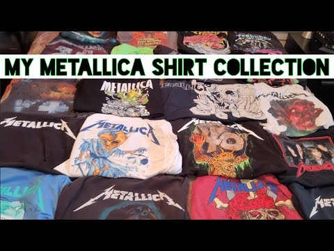 My Metallica Shirt Collection