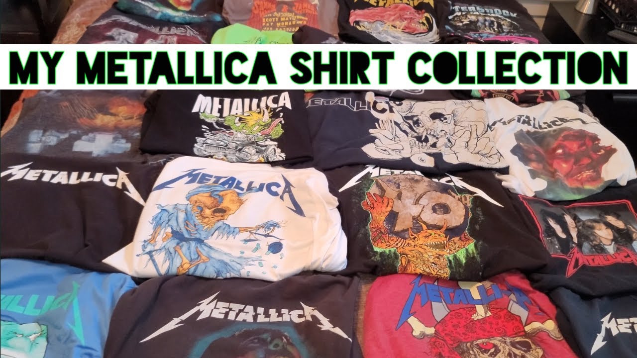 My Metallica Shirt Collection