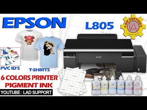 Epson L805 Conversion into Pigment inks ll 6 colors printer head ll Review ll Unboxing