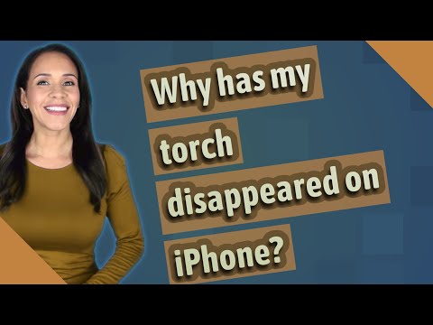 Why has my torch disappeared on iPhone?