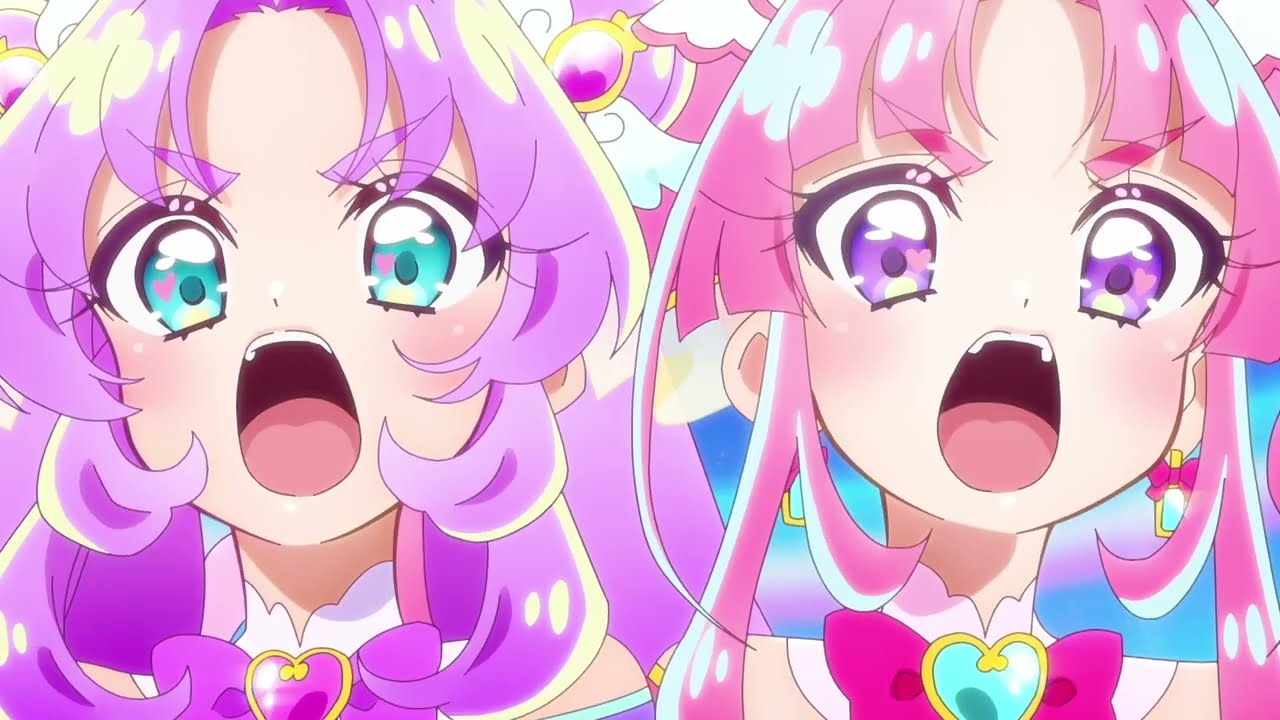 [1080p] Precure Flying Spectre! (Cure Answer & Cure Mystique Dual Attack) | Meitantei Precure! (CC)