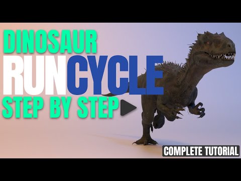 Animation Masterclass: How to Create a Dinosaur Run Cycle in Maya from ...