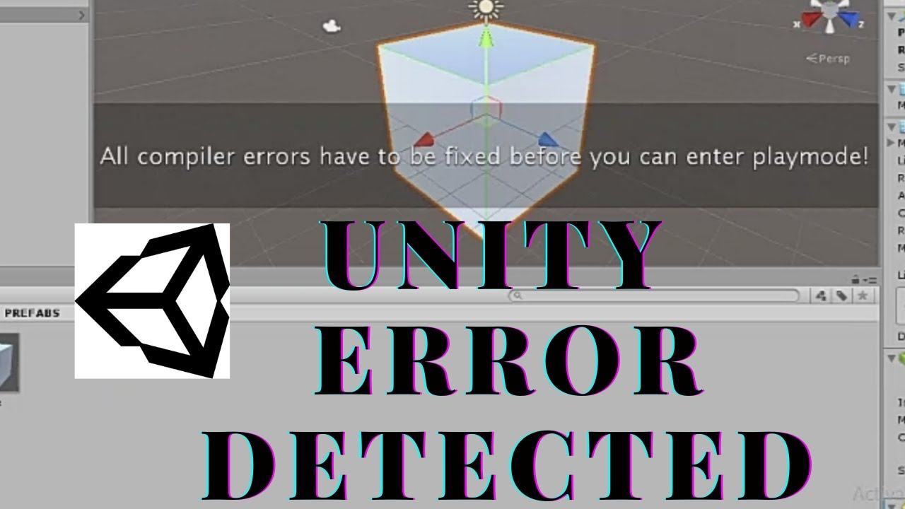 HOW TO DETECT UNITY COMPILER ERROR ?