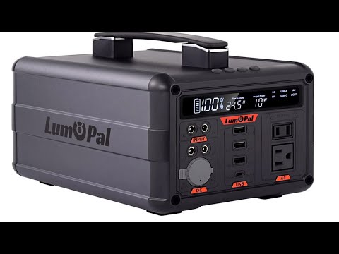 Portable Power Station- 850W/ 600Wh Lumopal Solar Generator